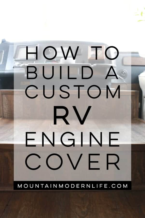 Custom RV Engine Cover | MountainModernLife.com
